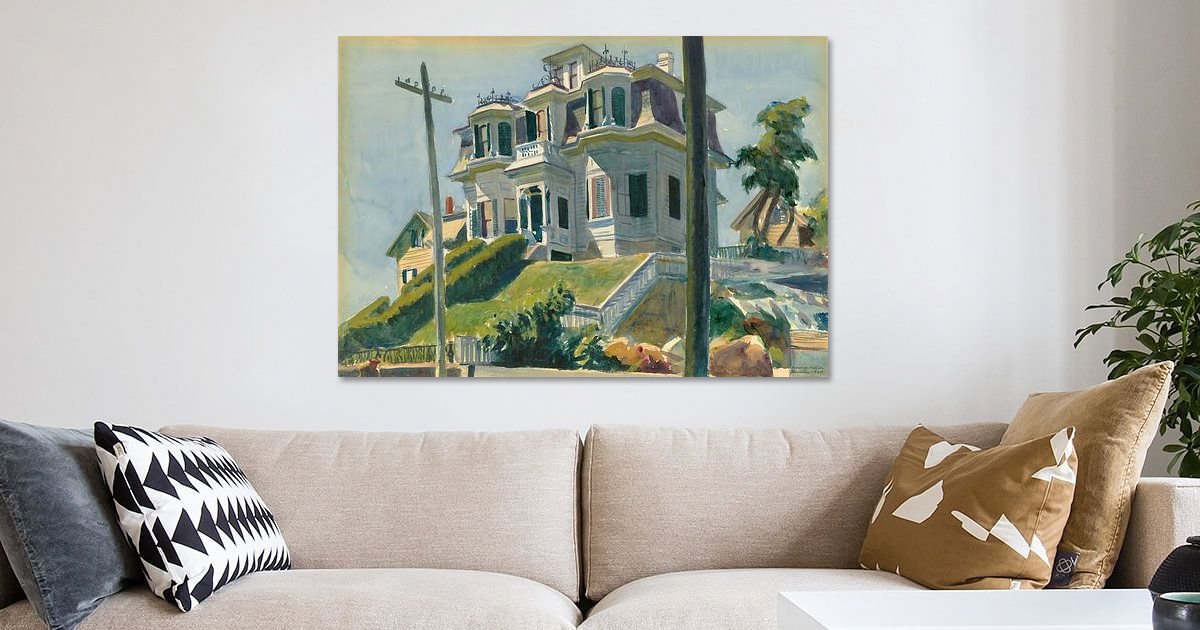 Haskell's House, Edward Hopper op canvas, behang, poster en meer