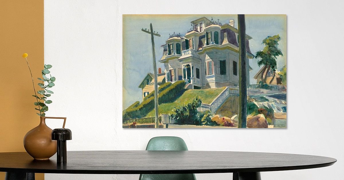 Edward Hopper sur toile, poster, aluminium, xpozer ou tirage encadré
