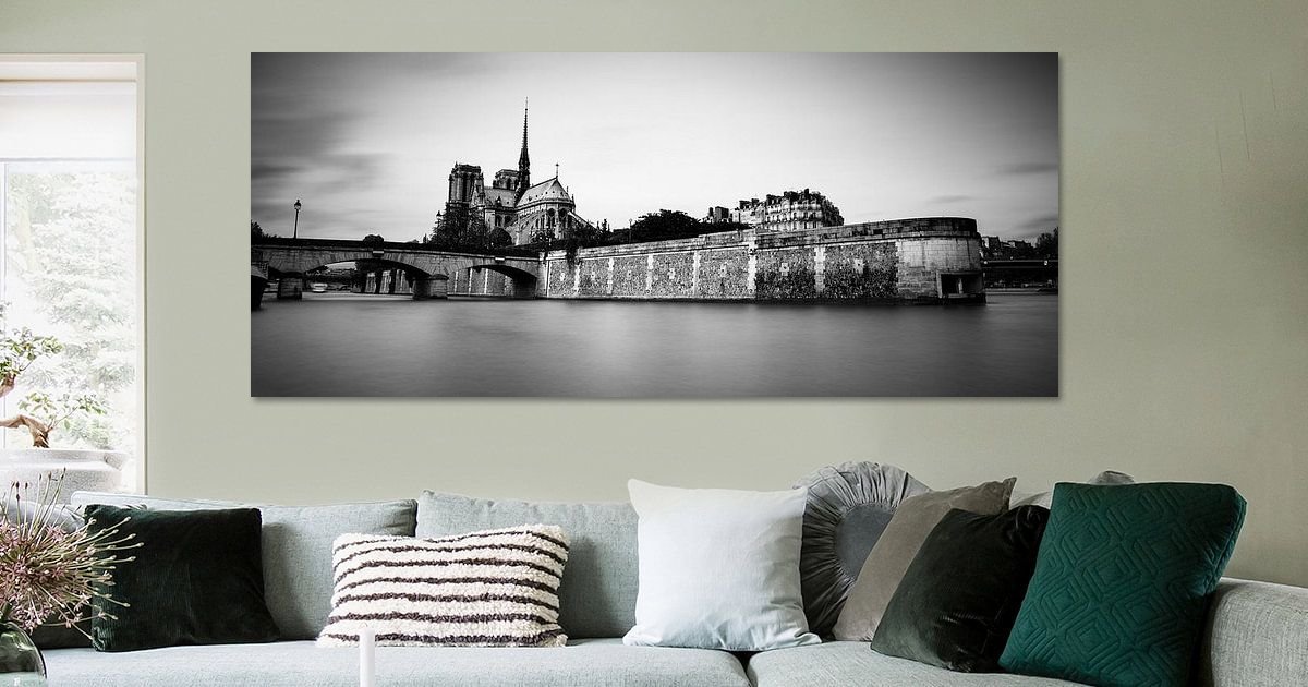 Notre Dame - Paris van Joram Janssen op canvas, behang en meer