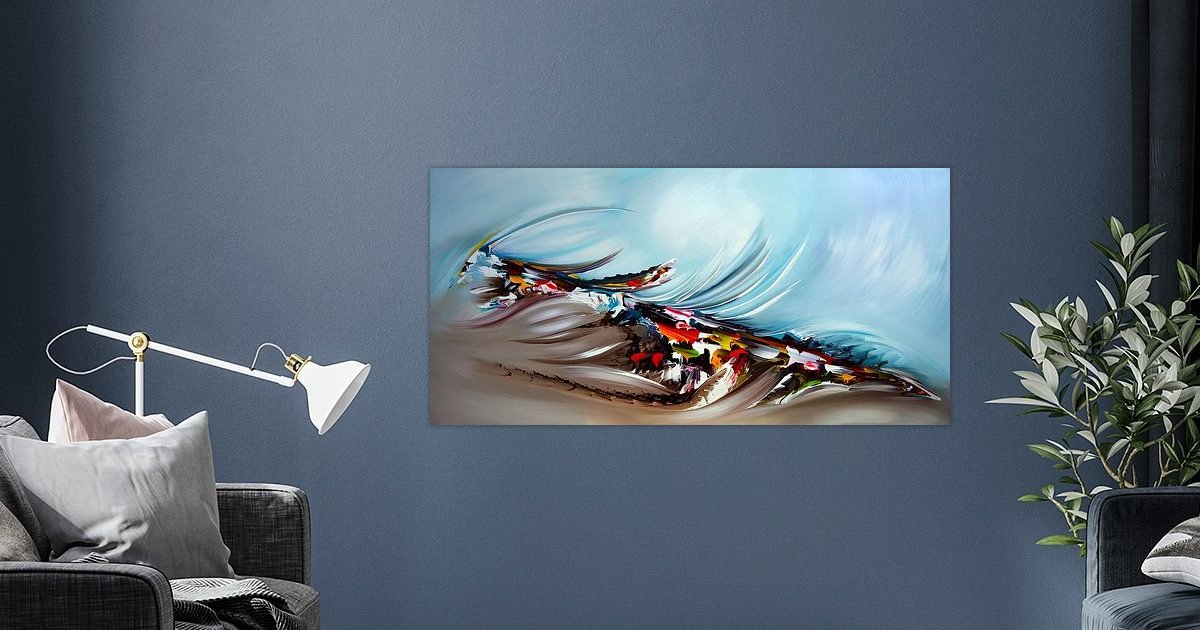 Alfa van Gena Theheartofart op canvas, behang en meer