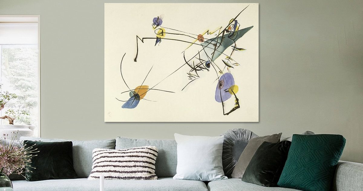 Simple, Wassily Kandinsky on canvas, poster, wallpaper and more